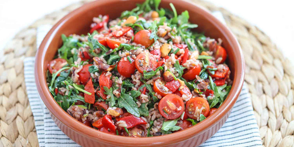 Vegan Rice and Balsamic Salad Recipe — Roshni Sanghvi
